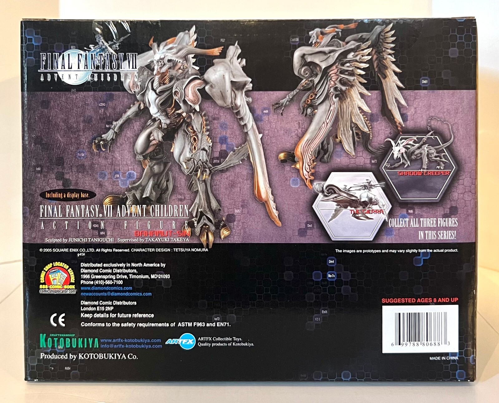 Bahamut-sin Final Fantasy 7 Advent Children KOTOBUKIYA ARTFX Figure for ...