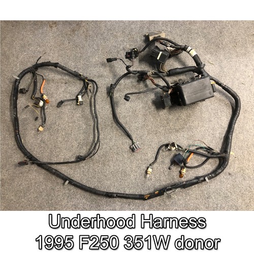 ENGINE BAY UNDER HOOD WIRING HARNESS POWER 1992-1996 FORD F150 F250 ...