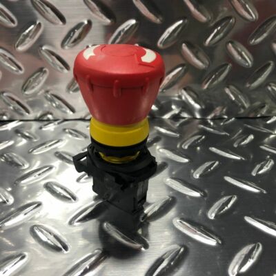 Haas Switch Push Button Round Red N.C. E-Stop, Haas Part # 93-1256 | eBay