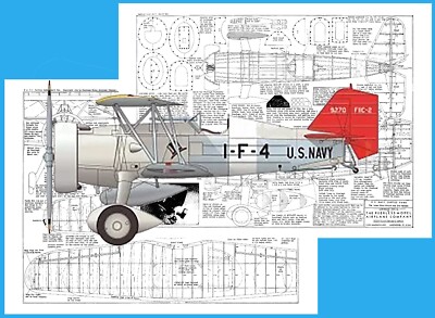 Peerless Model Airplane Plans (FF): U.S Navy F11 C2 Curtiss Hawk 24 ...