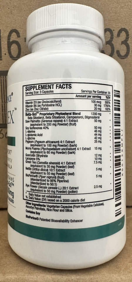 NEW Approved Science PROSTAREX +Bioperine Advanced Prostate Support (90 ...