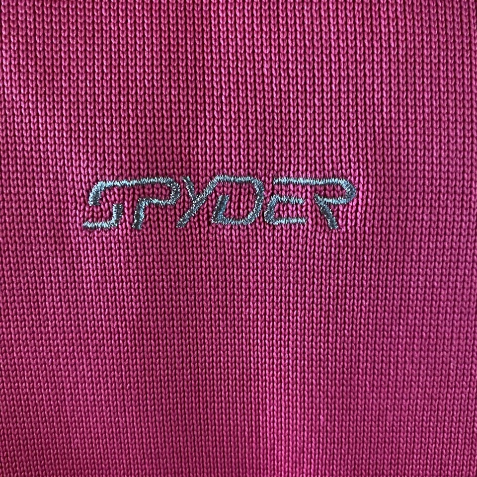 Spyder Core Sweater Full Zip Jacket Women's Medium Pink Athletic ...