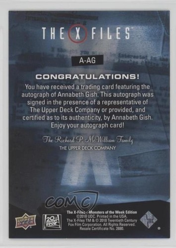 2023 X-Files Monsters of the Week Script Annabeth Gish as Monica Reyes ...