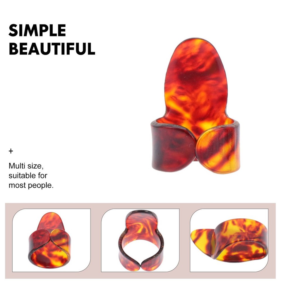 Plastic Guitar Finger Pick Thumb Picks Fingerpicking Nails for Banjo ...