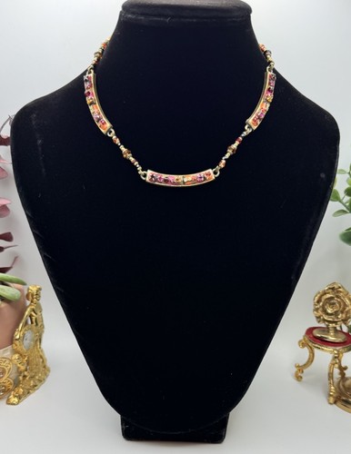 Michael Golan Multicolor Stone Beaded Necklace Bar Style Choker ...
