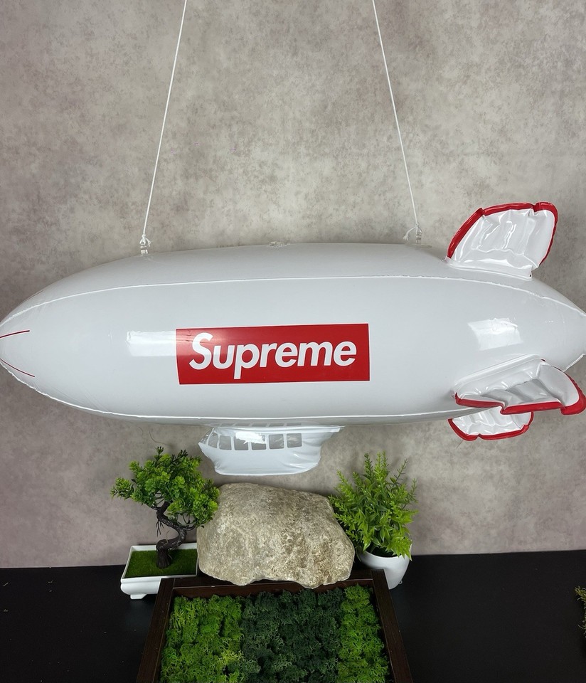 SUPREME INFLATABLE BLIMP FW17 2017 ACCESSORY RED WHITE BIG LOGO | eBay