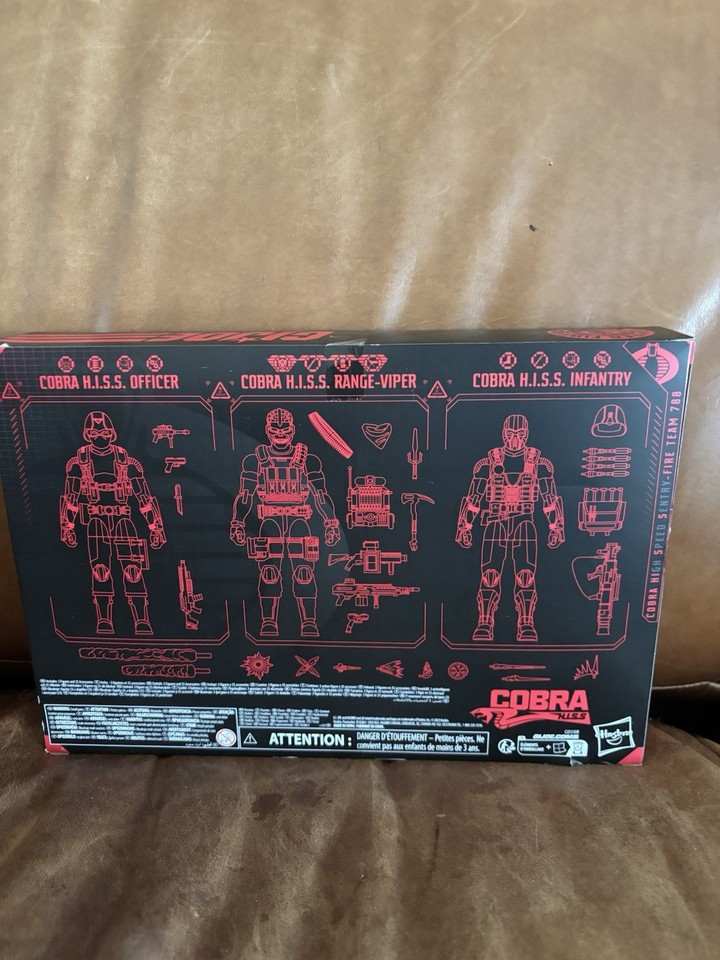 G.I. Joe Classified Cobra HISS Fire Team 788 - Hasbro Pulse 3 Pack ...
