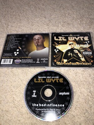 Bad Influence By Lil Wyte CD RARE! Rap Hip-Hop Three 6 Mafia Rittz ...