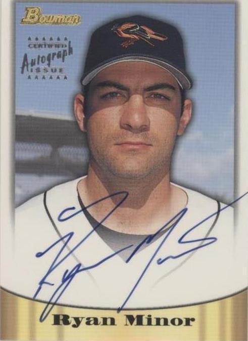 1998 Bowman - Autograph Ryan Minor #18 Silver Foil (AU, RC) for sale ...