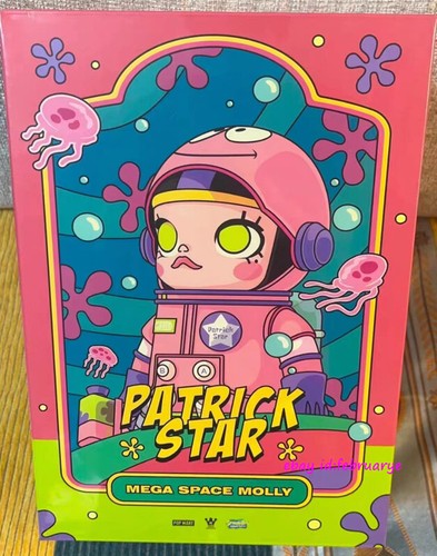 POP MART MEGA SPACE MOLLY Patrick Star 400% Action Figures New Toys In ...
