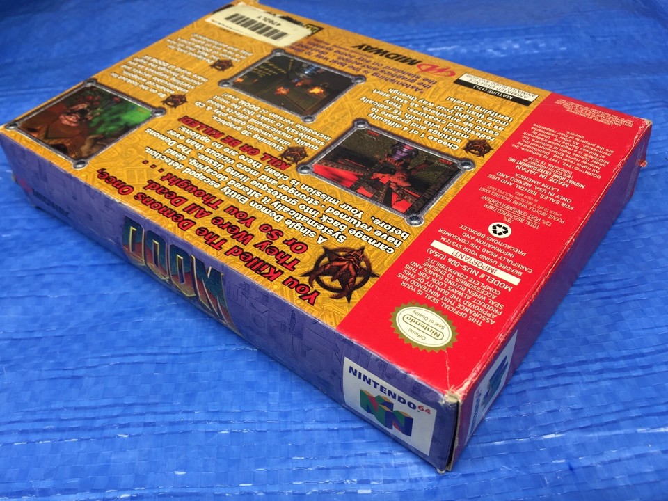 Authentic Nintendo 64 Doom 64 N64 game in Box | eBay