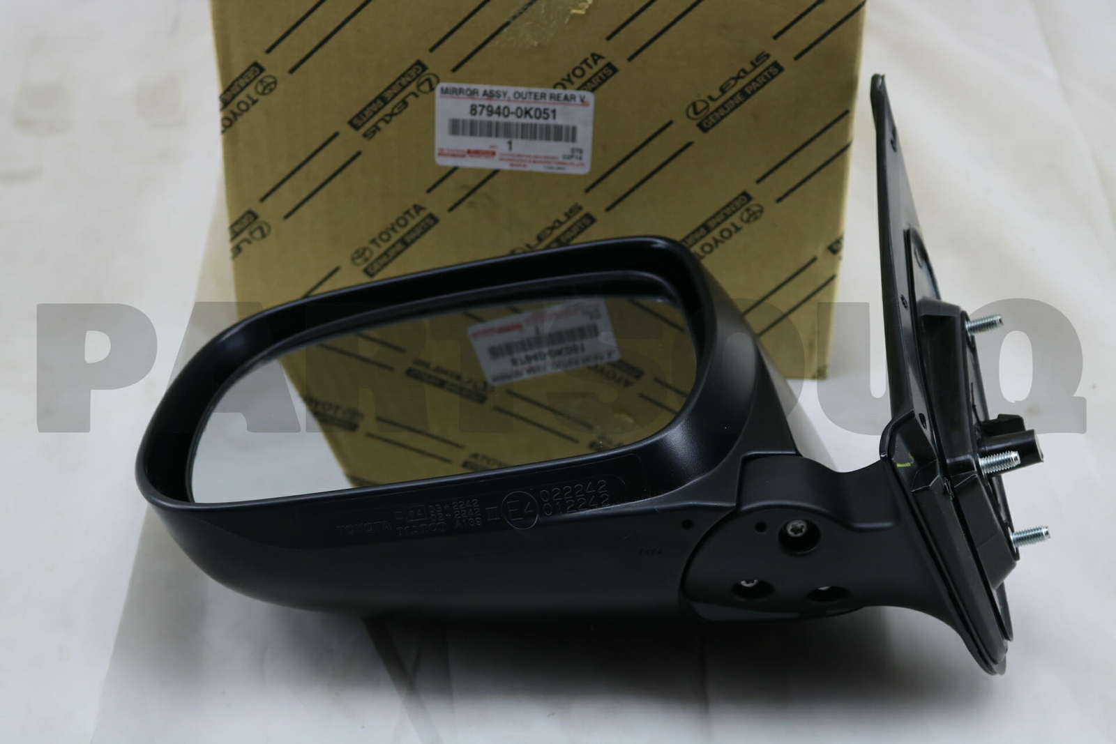 879400K051 Genuine Toyota MIRROR ASSY, OUTER REAR VIEW, LH 87940-0K051 ...