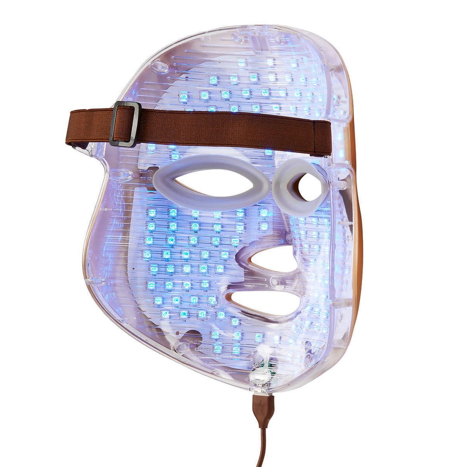 MZ Skin LED Light Therapy Golden Facial Treatment Device Face Mask | eBay