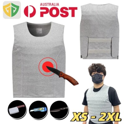 Anti Stab Vest Stab Proof Sleeveless Body Armour Cutproof Safe Knife ...