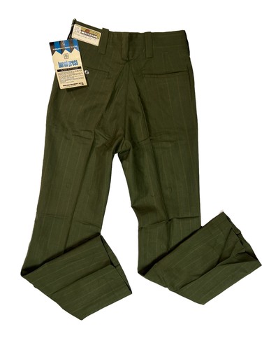 NOS! 1960s Deadstock Bay Street Dress Green Pant Slacks VTG Mens Size ...
