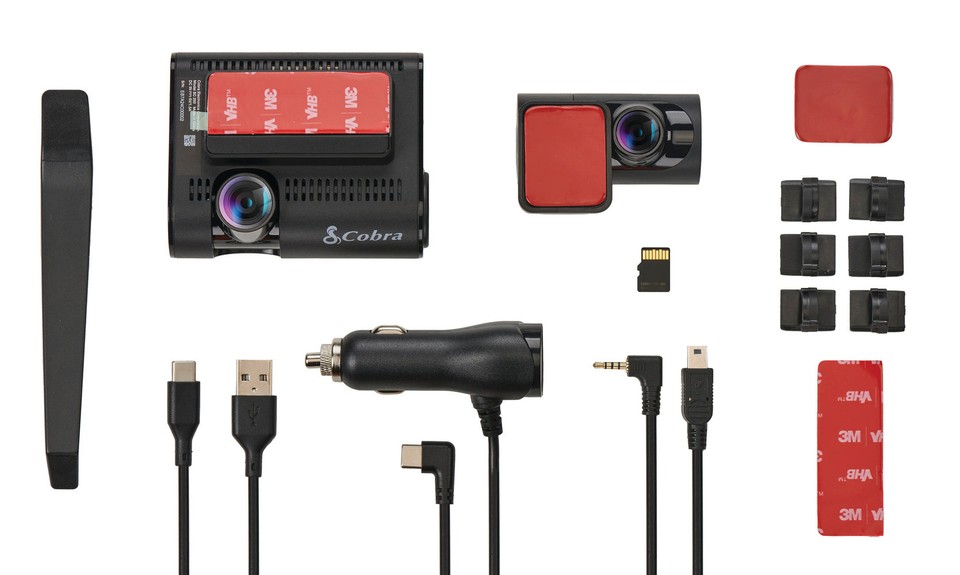 Cobra Smart Dual View Dash Cam SC 250R 4K Parking Live View Mayday 32 ...