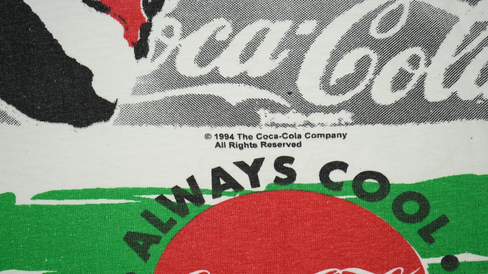 Rare Vintage COCA-COLA Always Cool Coke Soccer All Ov… - Gem