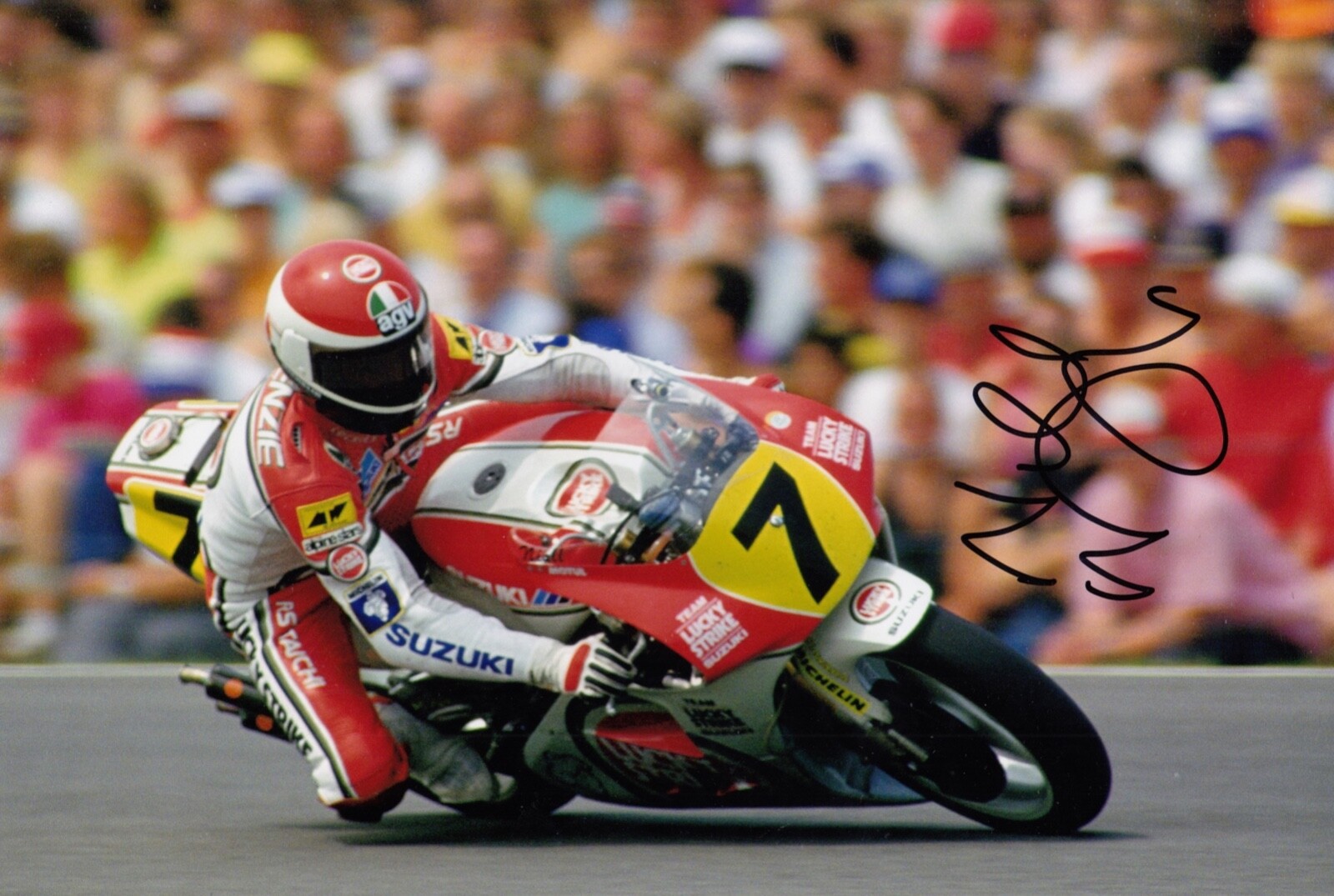 Niall Mackenzie Hand Signed Lucky Strike Suzuki 12x8 Photo BSB ...