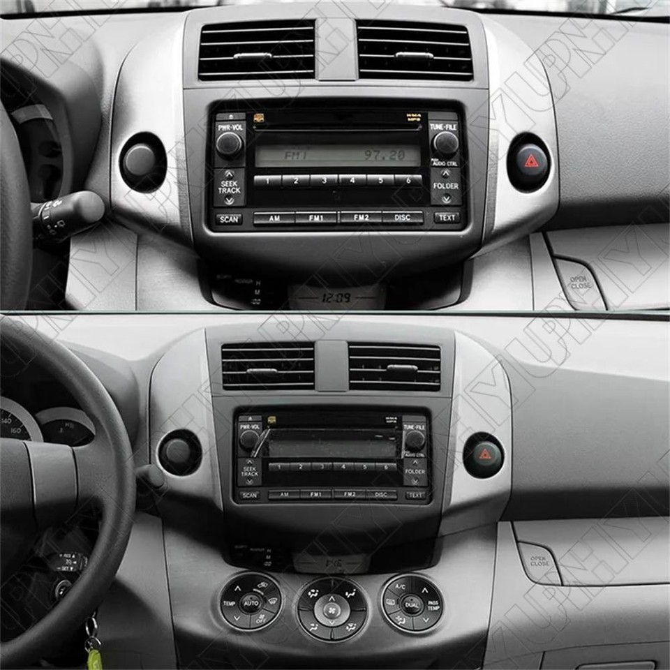 2x Car Center Console Instrument Cluster Finish Panel Trim For 06-12 ...