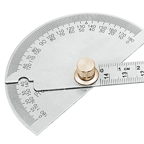 Stainless Steel degree Protractor Angle Finder Arm Rotary Measuring ...