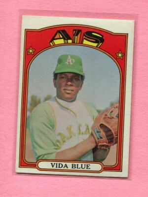 VIDA BLUE OAKLAND A'S 1972 TOPPS BASEBALL CARD #169 | eBay