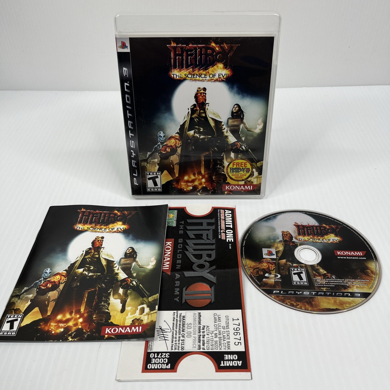 Hellboy: The Science of Evil (PS3 PlayStation 3, 2008) CIB Complete ...