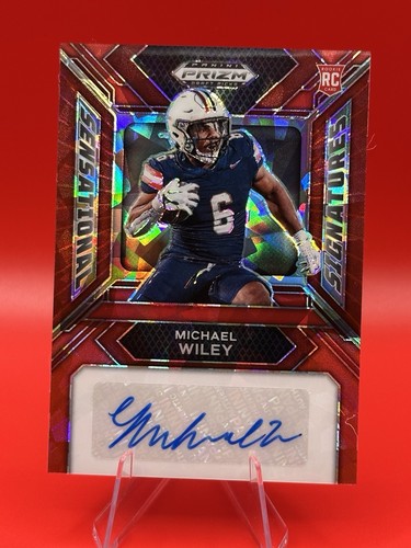 2024 Panini Prizm Draft Picks - Sensational Signatures Michael Wiley # ...