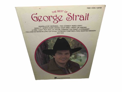 1984 The Best Of George Strait Songbook - Piano Vocal Guitar Hal ...