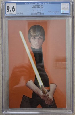Star Wars 7 CGC 9.6 John Tyler Christopher Luke Skywalker Negative ...