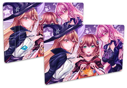 No.3690 Yugioh TCG Custom Playmat Exosister Martha Elis Stel YGO Card ...