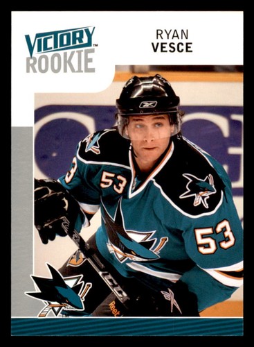 2009-10 Upper Deck Victory #227 Ryan Vesce San Jose Sharks RC | eBay