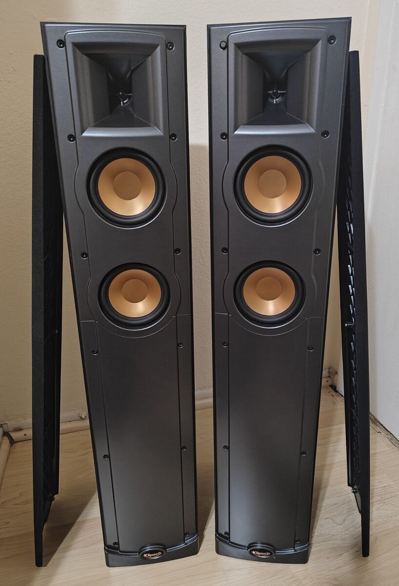 Klipsch Reference Series RF-10 Speakers Black Used Great Klipsch Reference Series RF-10 Speakers Black Used Great