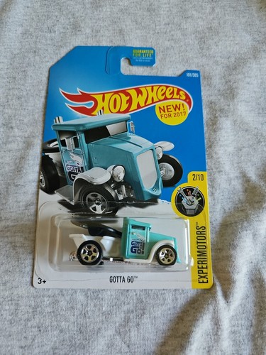 2017 Hot Wheels GOTTA GO Light Blue 101/365 GREAT CARD Experimotors | eBay