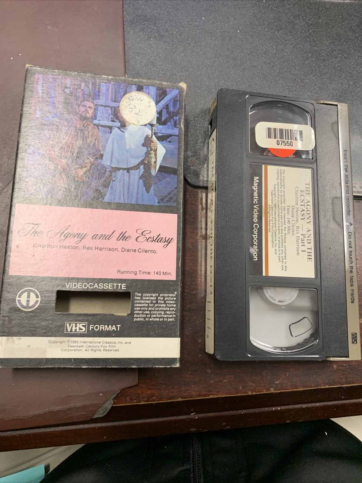 The Agony and the Ecstasy Part 1. 1965 Magnetic Video Charlton Heston ...