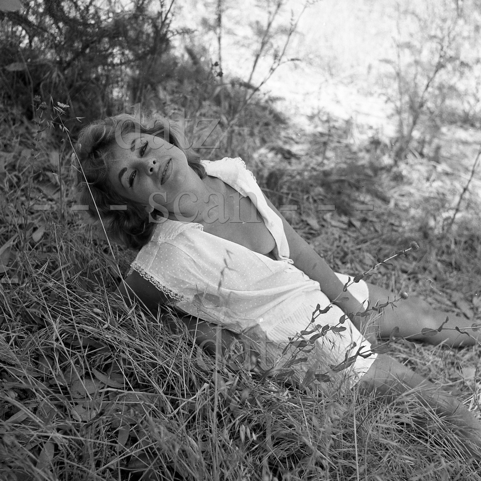 1950s Negative-sexy blonde pinup girl Brigitte Baum-cheesecake t458310 ...