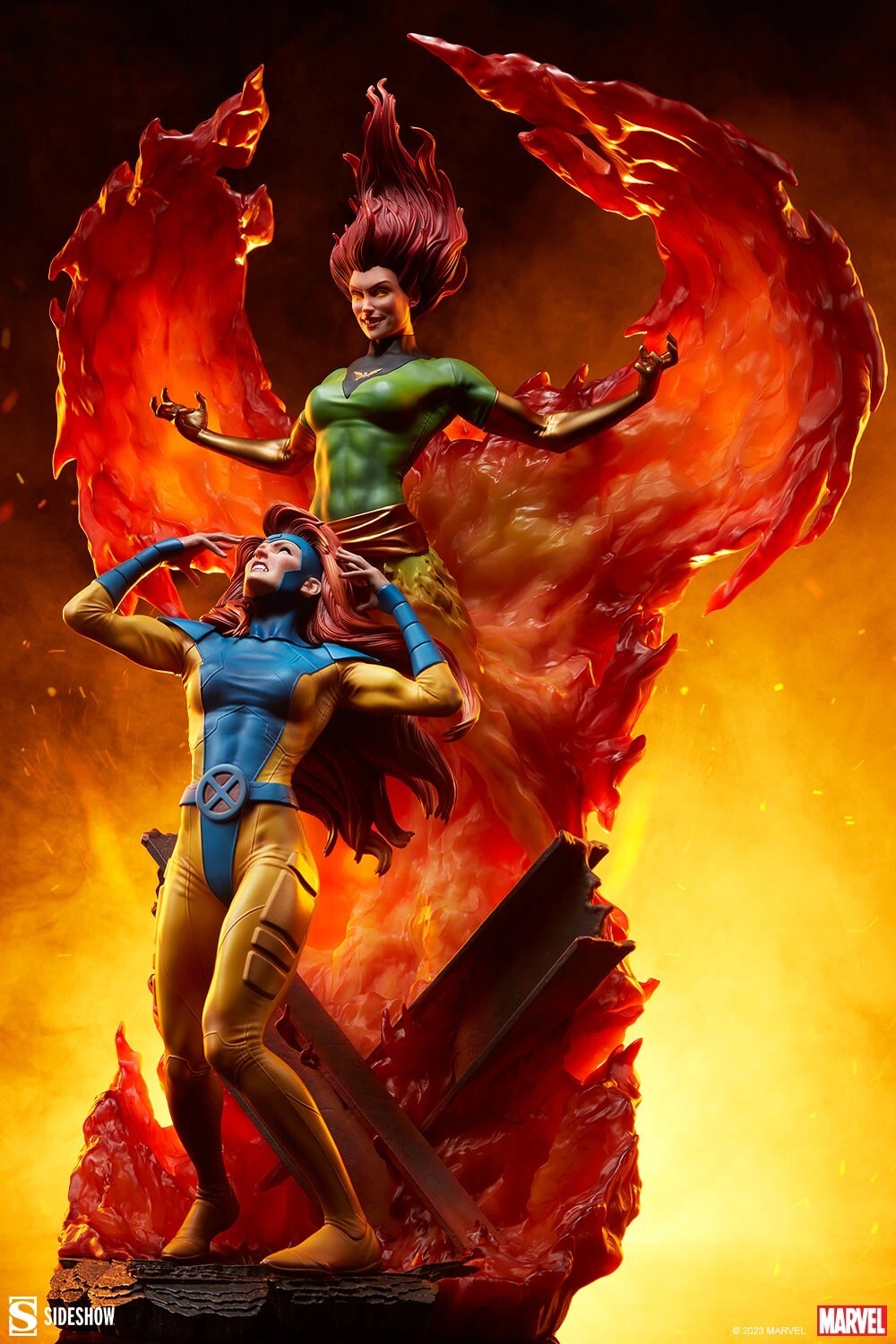 Sideshow Statue Dark Phoenix & Jean Grey | eBay