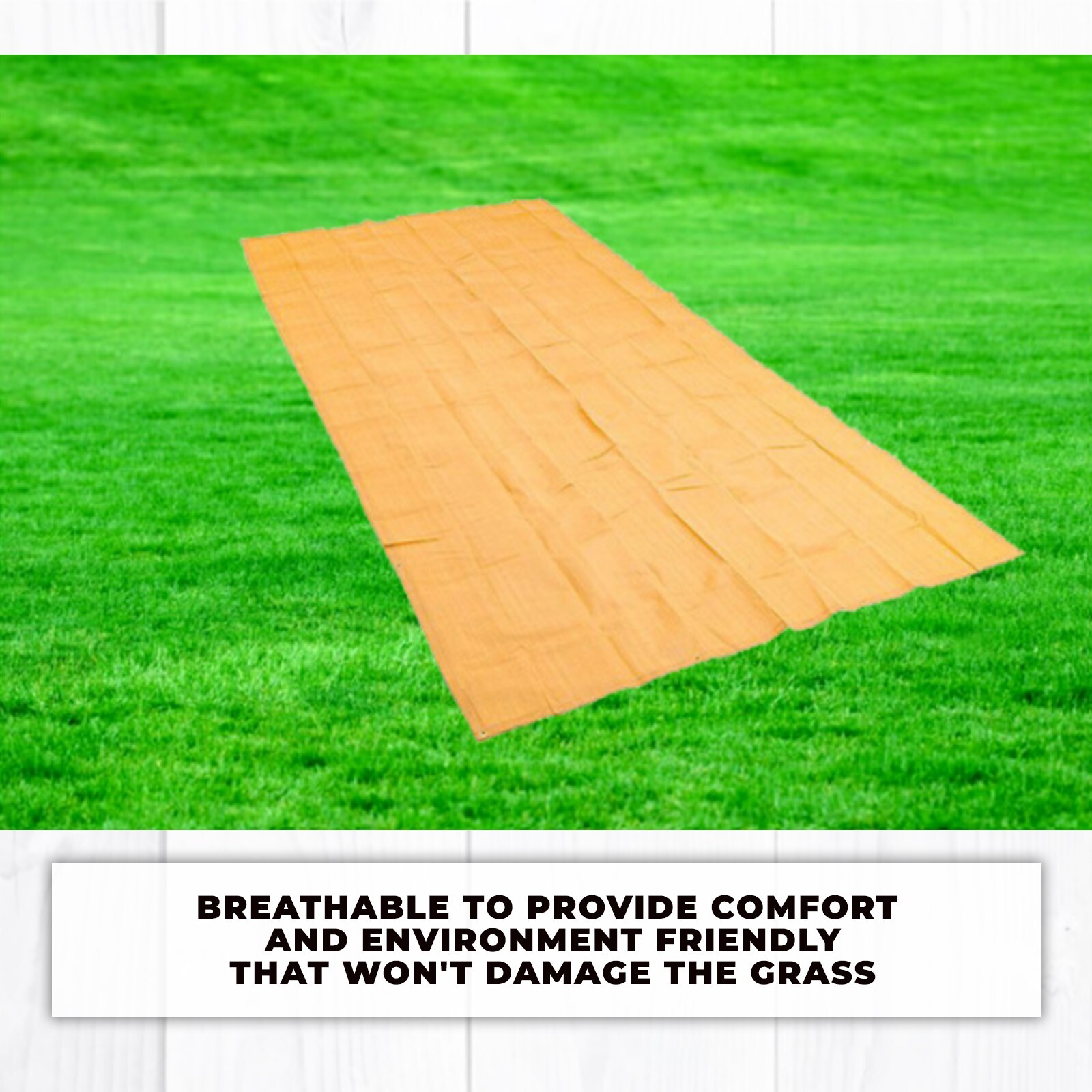 6x3m Camping Mesh Floor Camp Matting Ground Sheet Picnic Beach Caravan ...