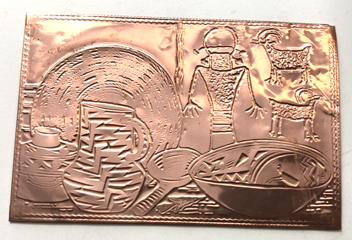 Kopper Kard Postcard-Copper Card-American Indians- Unused-Good ...