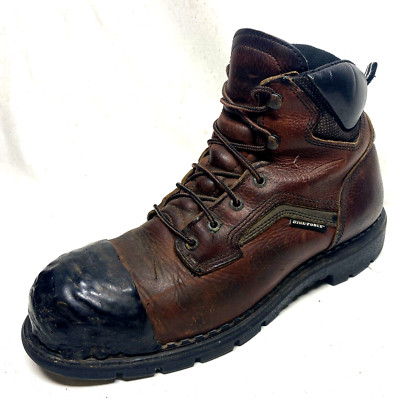 Red Wing Work Boots Mens 2226 Dyna-Force Safety Toe Brown Leather Size ...