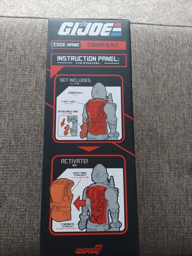 Super 7 G.I. Joe Super Cyborg Cobra B.A.T. Original Version Action ...