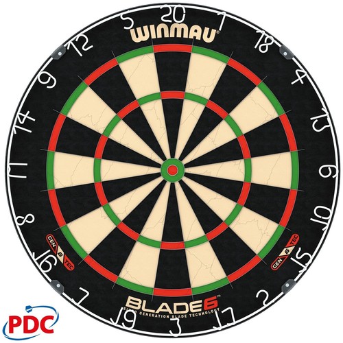 Winmau Blade 6 Professional Dartboard Used Rota-Lock WDF Approved Sisal ...