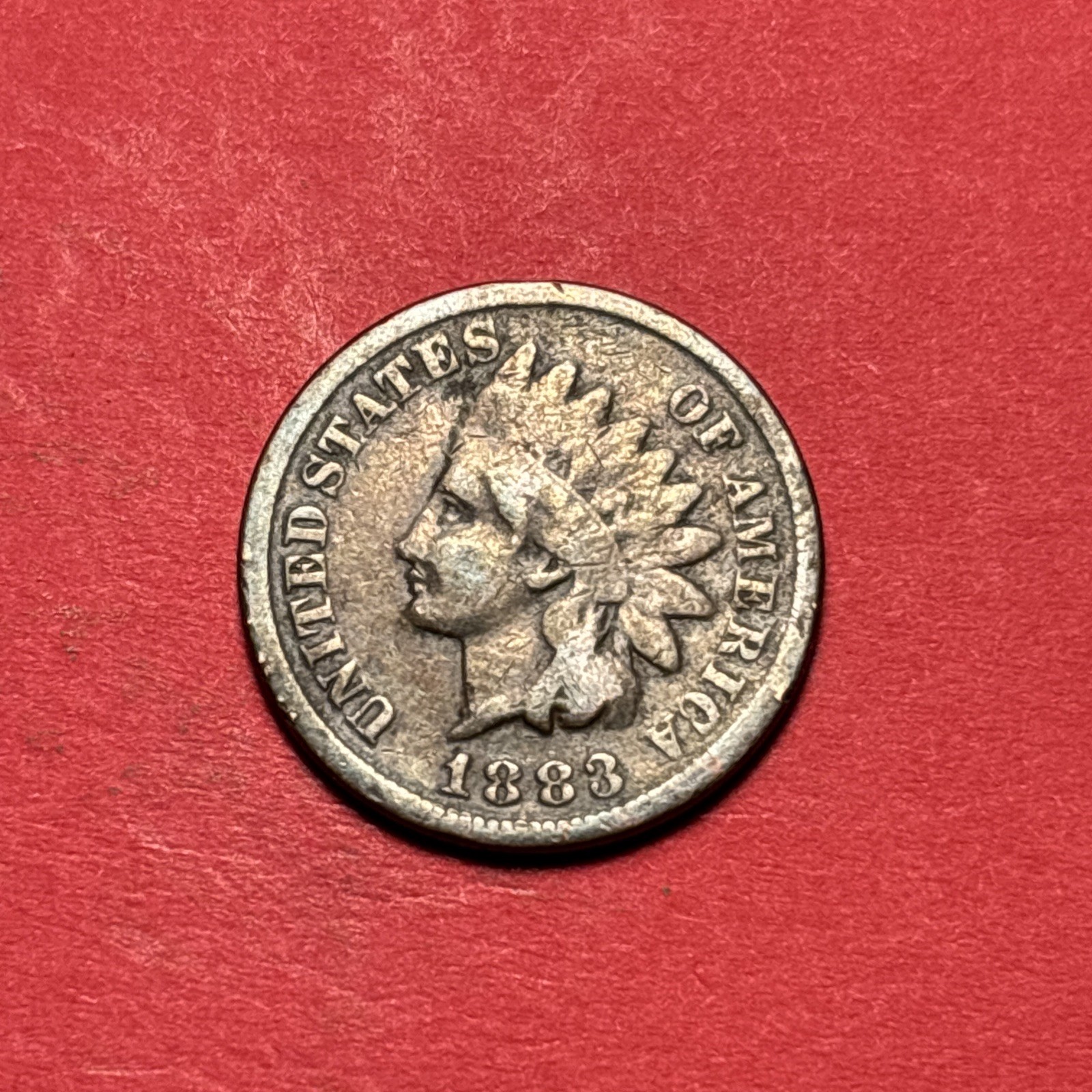 (1) Beautiful Antique 1883 Indian Head Cent/Penny CHOICE VG-VERY GOOD ...