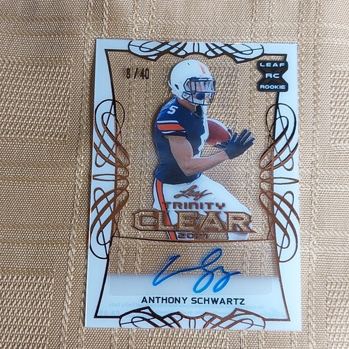 Anthony Schwartz 2021 Leaf Trinity Clear Autograph RC CA-AS1 Serial #8/ ...