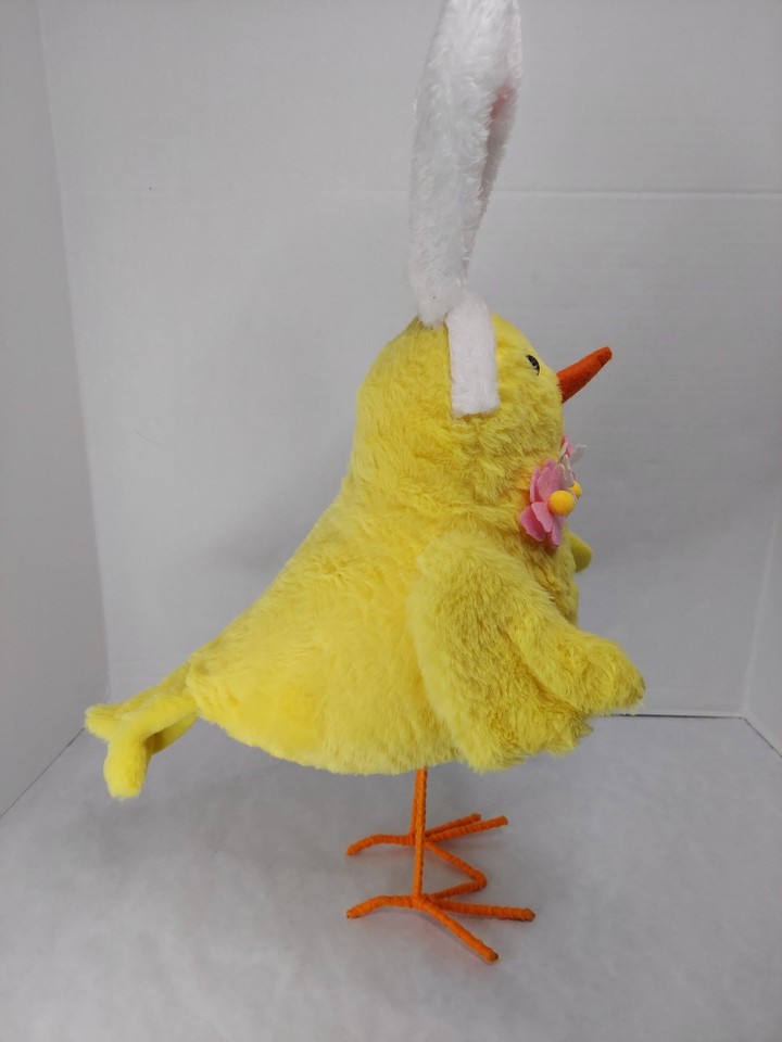 21" Fabric Bird Way To Celebrate Easter Large Yellow Chick Easter ...