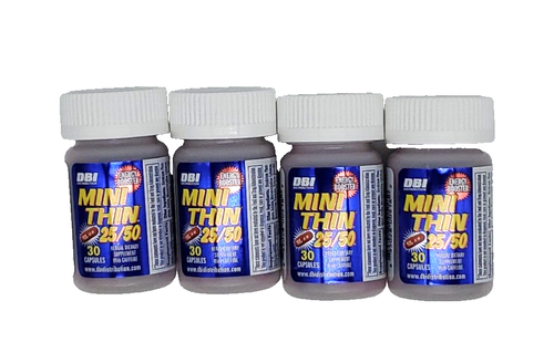 4 x 30ct BOTTLES MINI THIN 25/50 EF ENERGY BOOSTER ( 120 ) Capsules | eBay