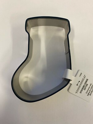 Threshold Stocking shaped Cookie Cutter Christmas party swap 3.75" x 2 ...