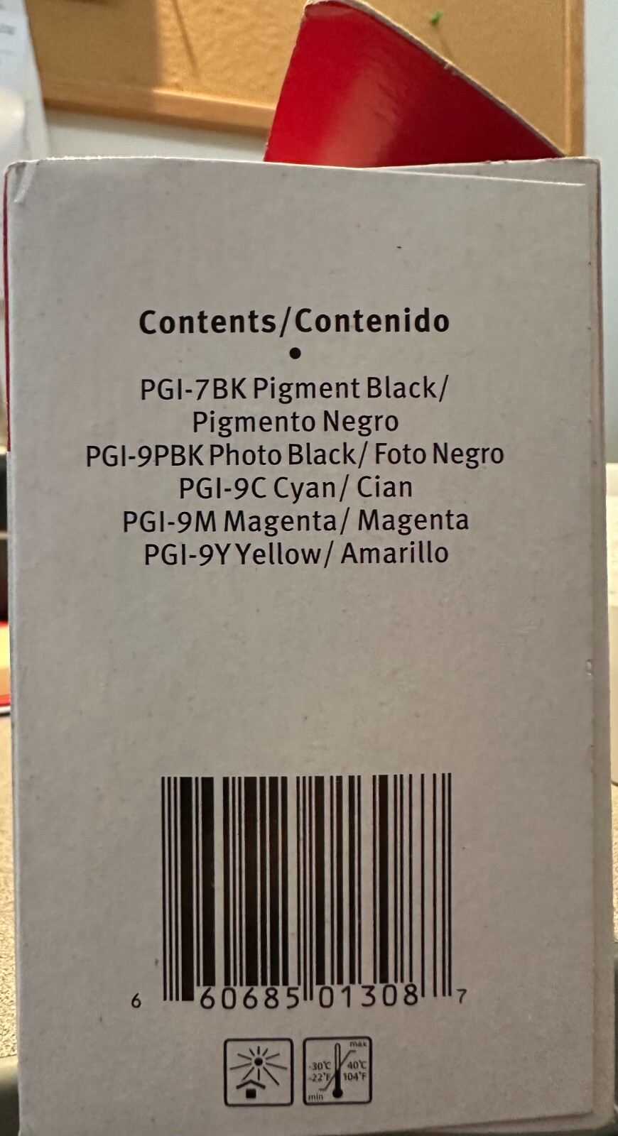 New Canon Genuine Lucia Ink Value Pack, PGI-7 Black, PGI-9 CMYK, Set of ...