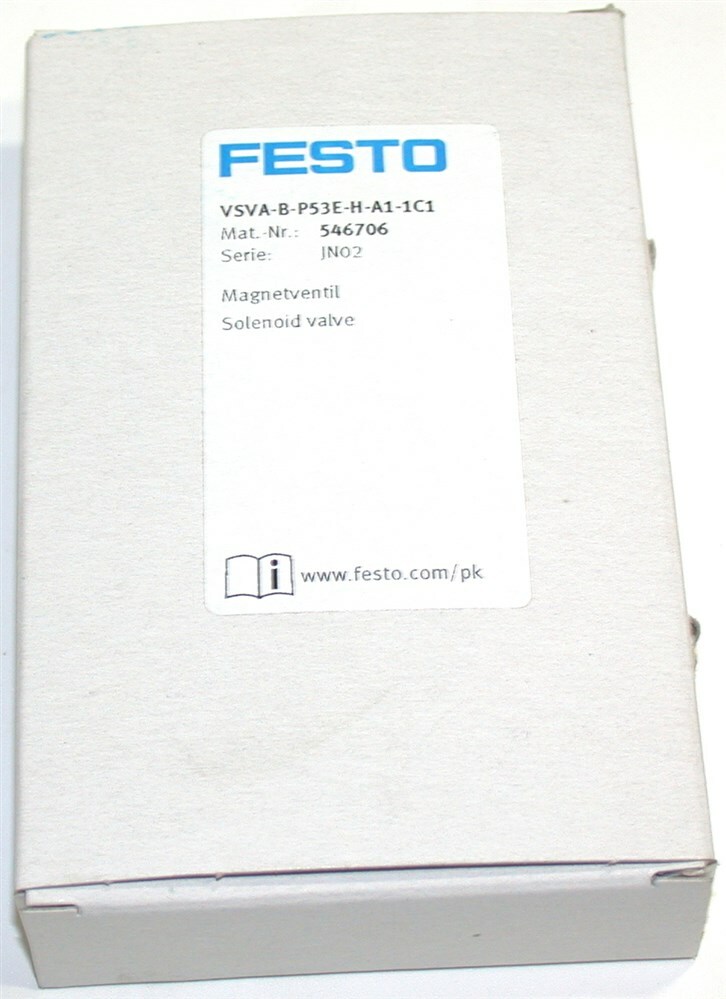 Festo 546706 Solenoid Valve Vsva-b-p53e-h-a1-1c1 Series Jn02 for sale ...