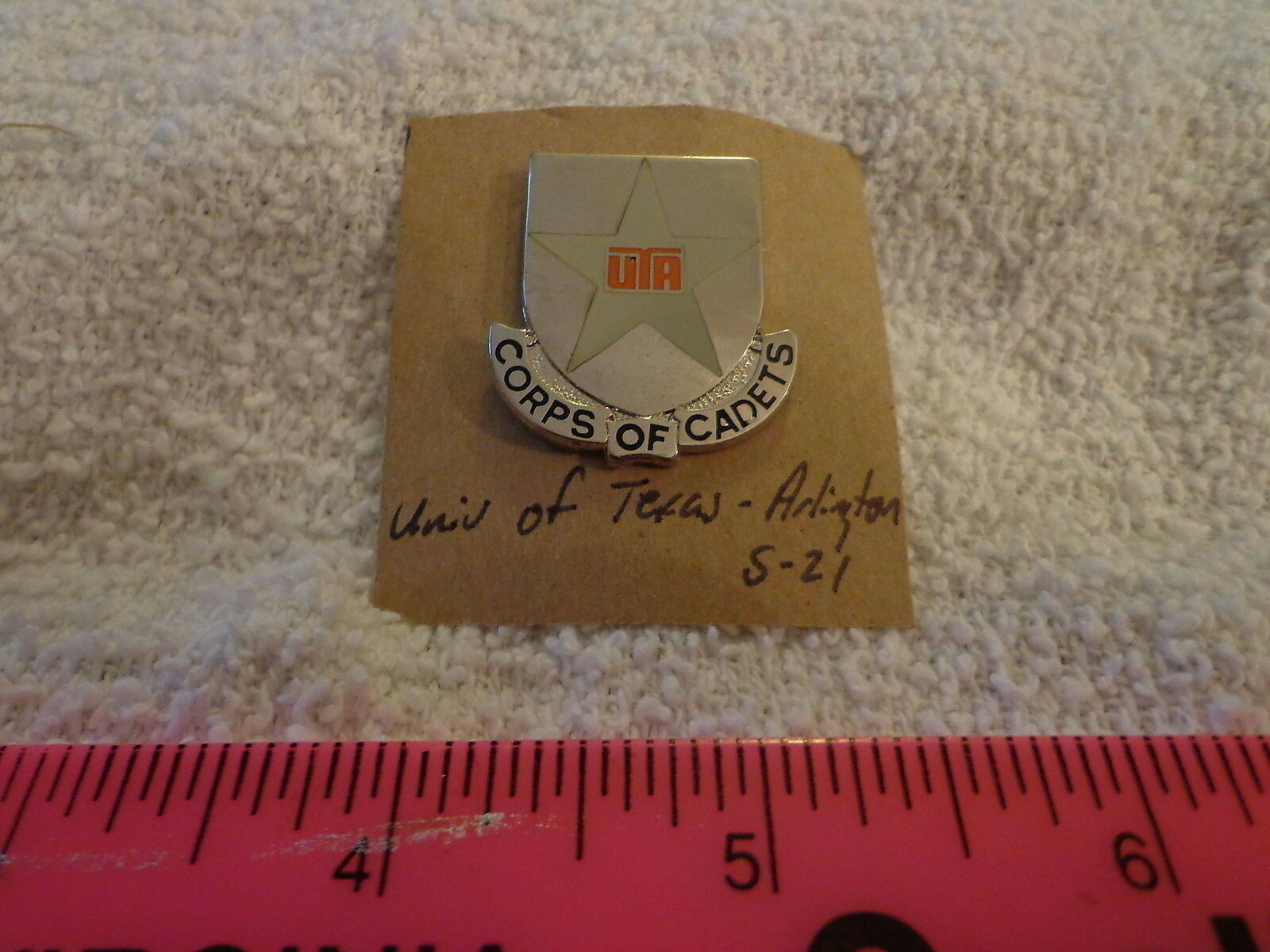 University of Texas Arlington ROTC S-21 Unit Crest, DI, DUI (DRAW#M3 ...