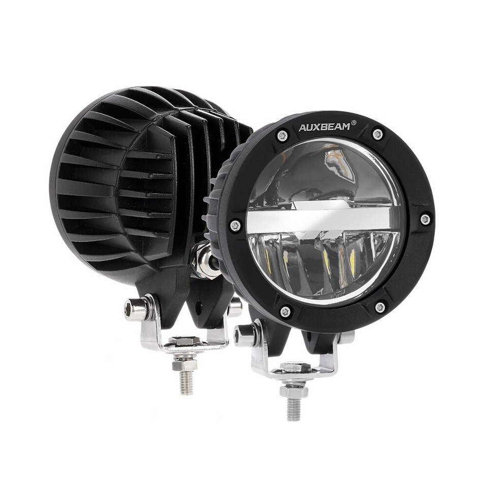 AUXBEAM 4in LED Driving Work Light Bar Hi-Lo Combo Spot Pods Fog Truck ...